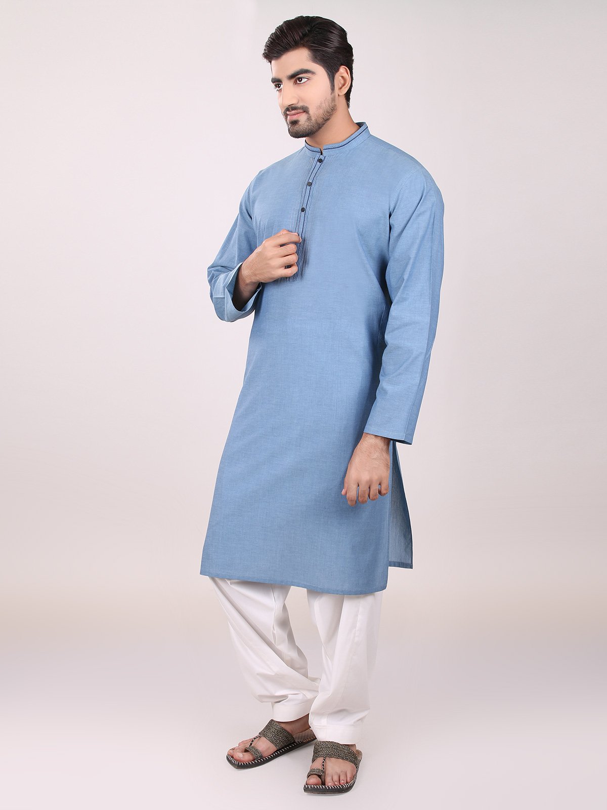 edenrobe Men's Turkish Kurta - 9267-S Mens Kurta – edenrobe Pakistan