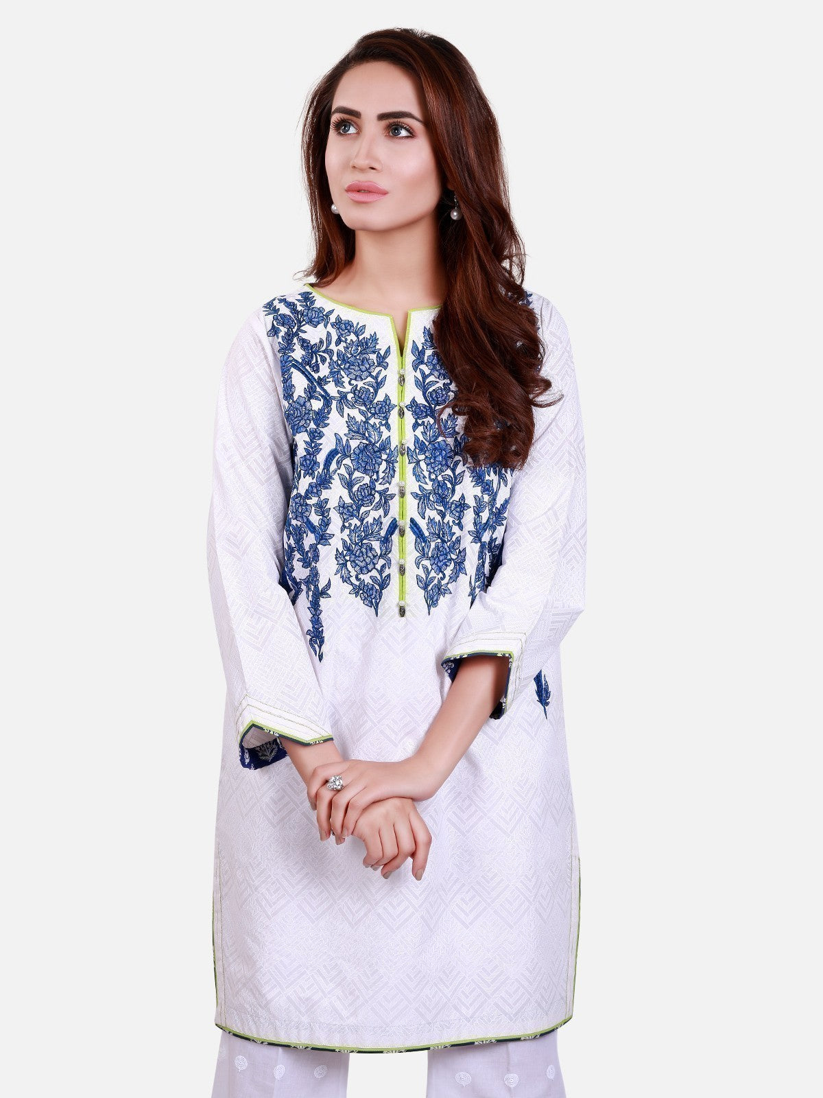 edenrobe Women's Off White Ready To Wear 1PC Lawn - ELTKE17-66133 ...