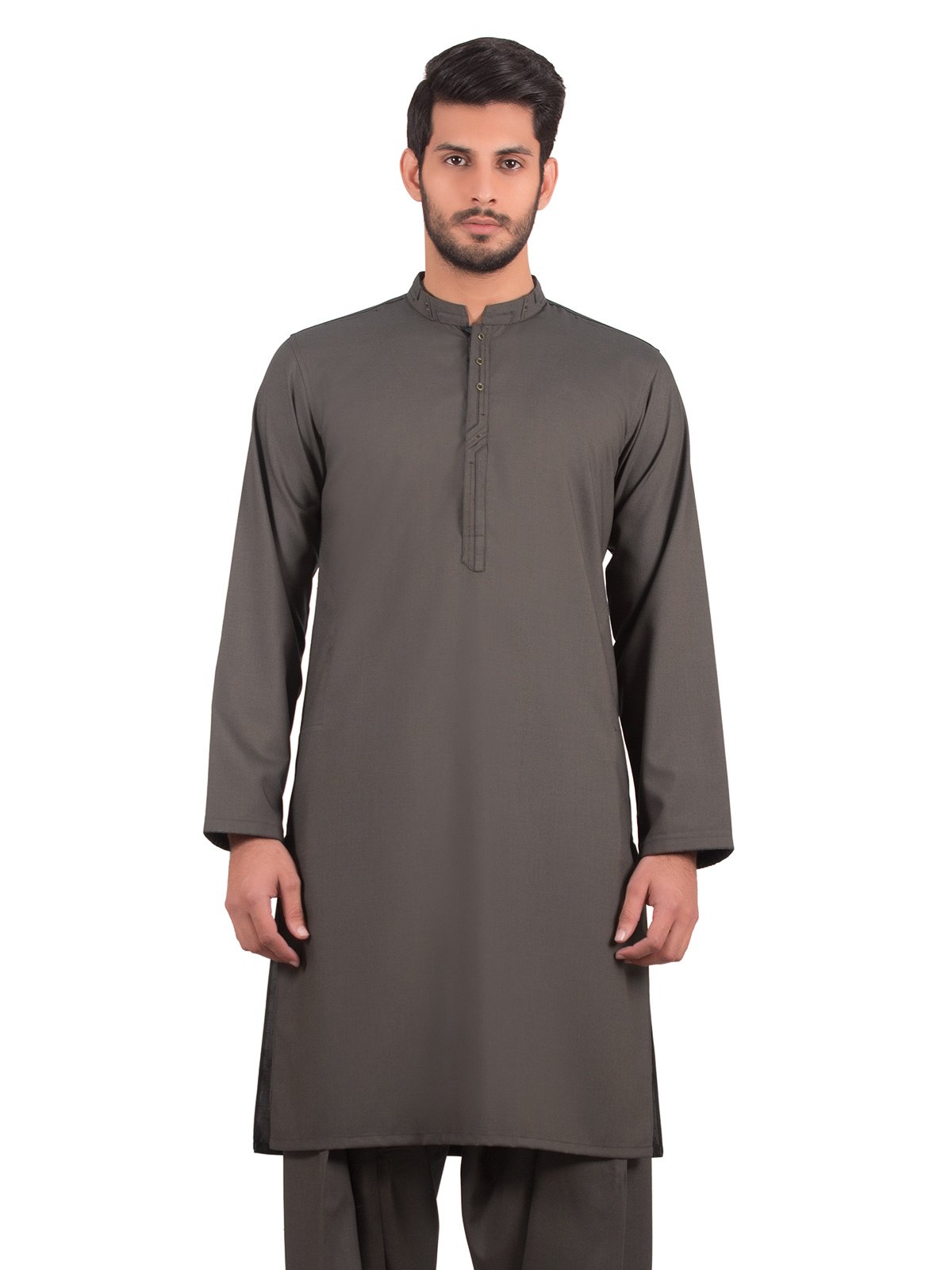 edenrobe Men's Military Green Swish Collection - EMTSW19S-9865 ...