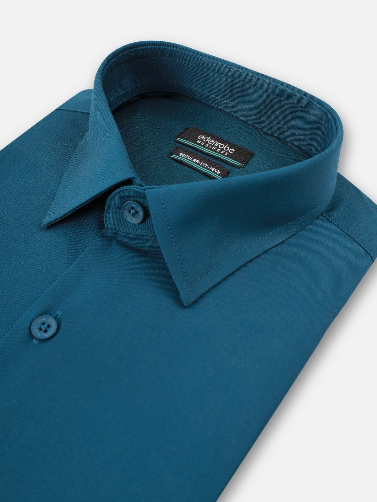 edenrobe Men's Dark Teal Shirt Plain - EMTSB21-052 – edenrobe Pakistan