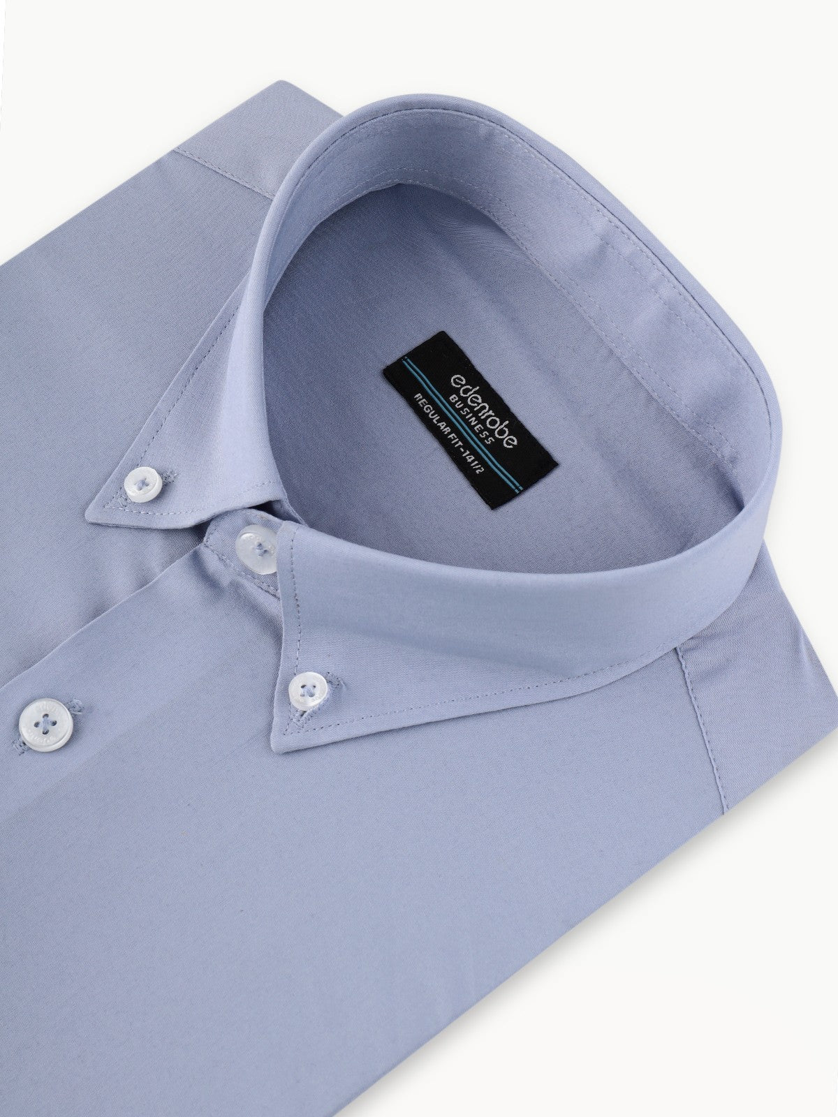 edenrobe Men's Steel Blue Shirt Plain - EMTSB22-100 – edenrobe Pakistan