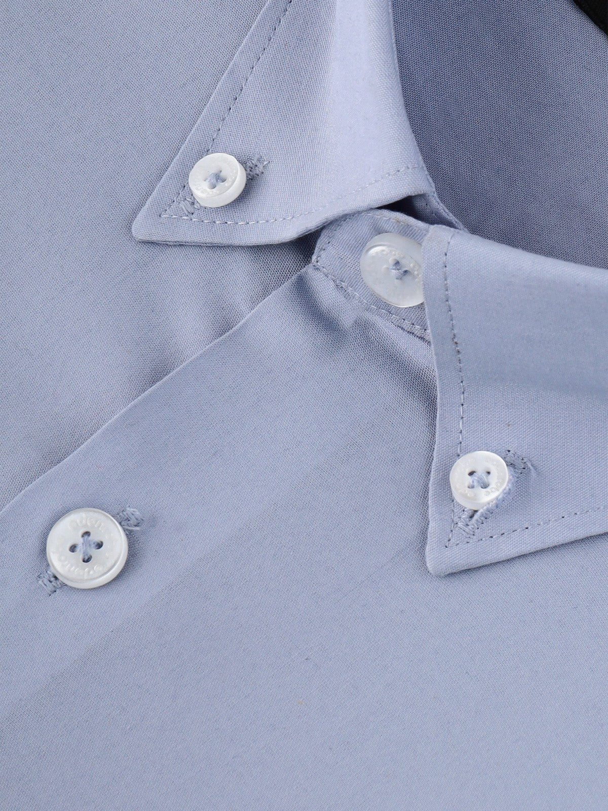 edenrobe Men's Steel Blue Shirt Plain - EMTSB22-100 – edenrobe Pakistan