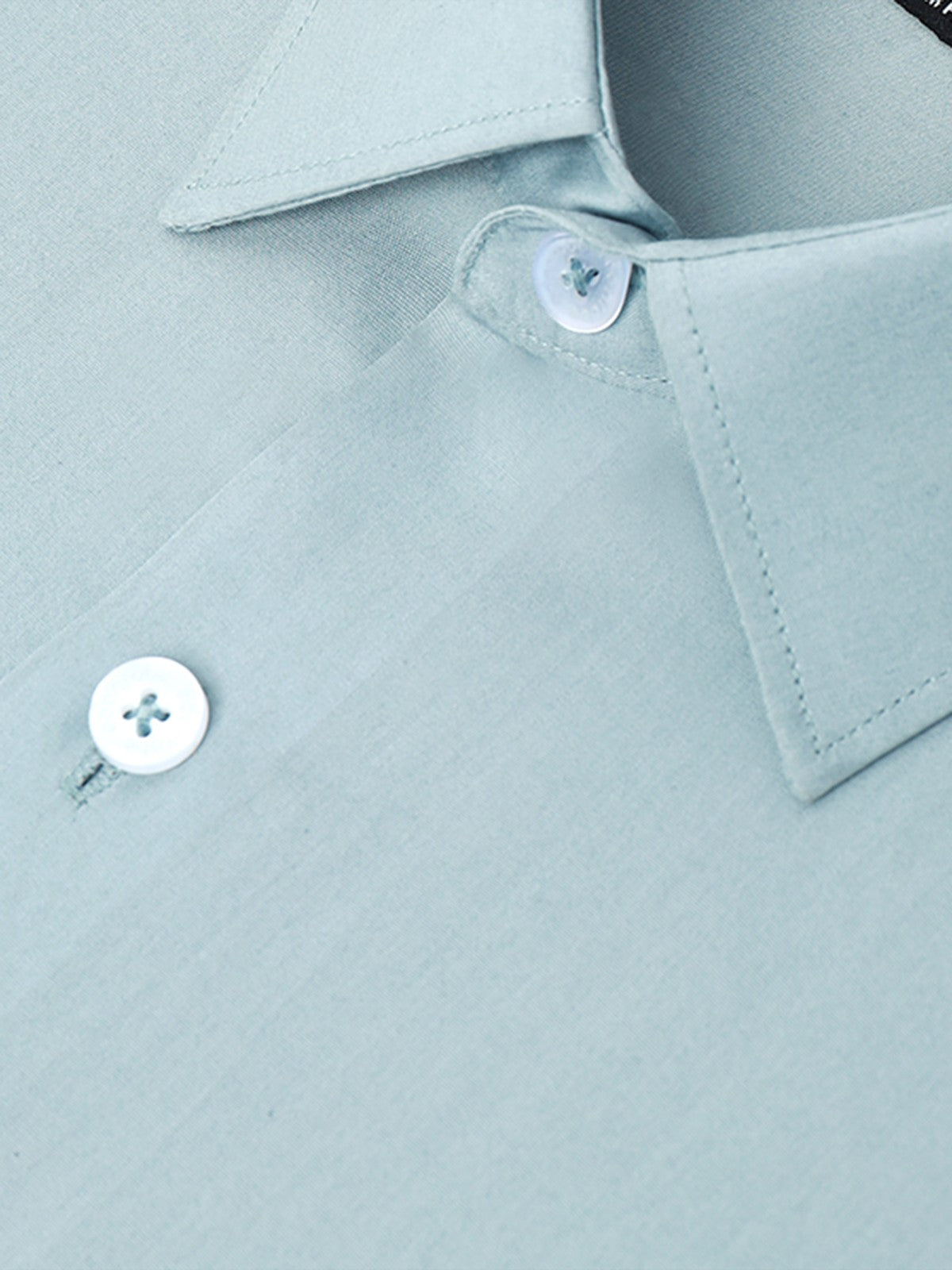 edenrobe Men's Steel Blue Shirt Plain - EMTSB22-124 – edenrobe Pakistan