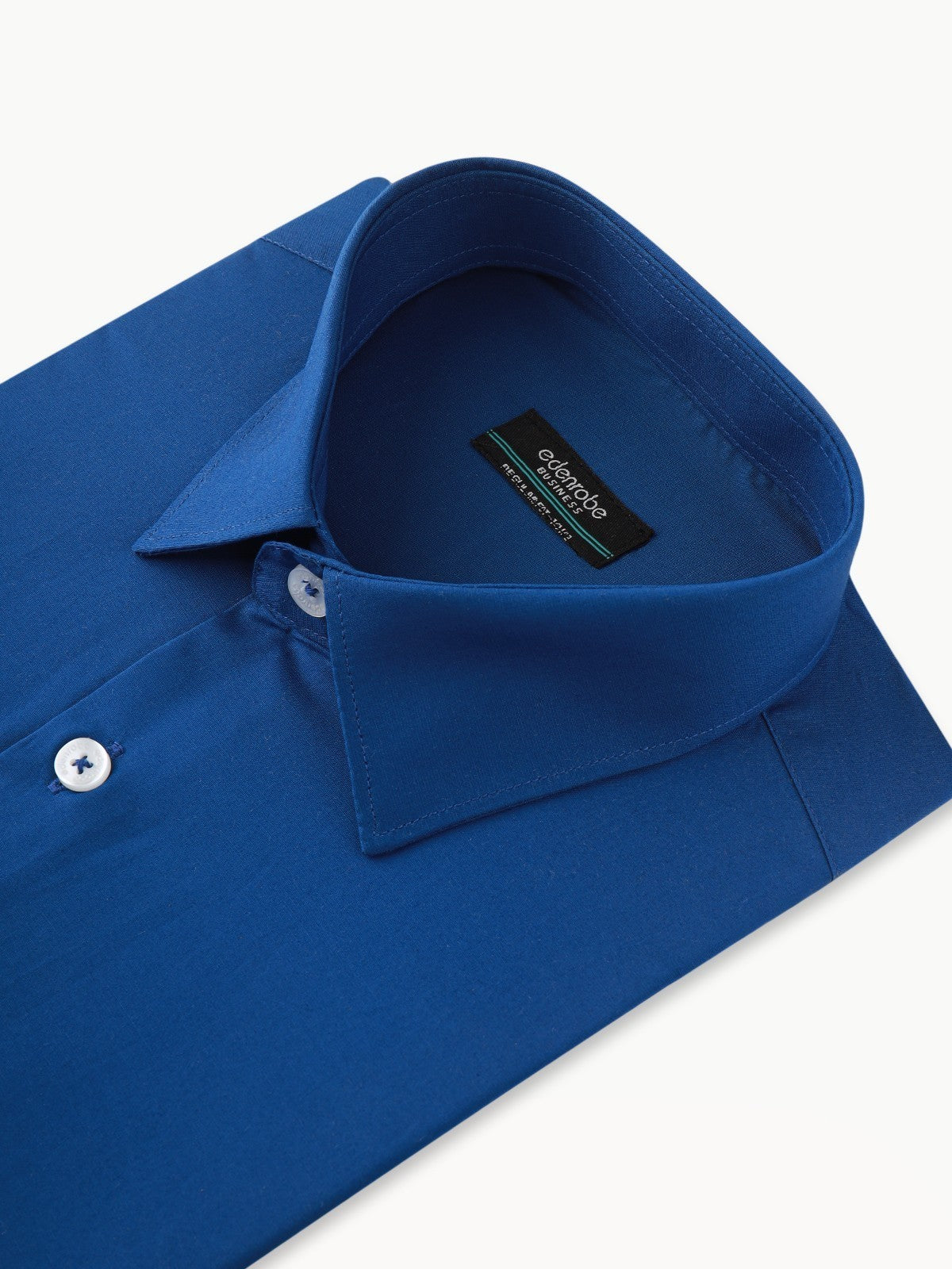 edenrobe Men's Royal Blue Shirt Plain - EMTSB22-131 – edenrobe Pakistan