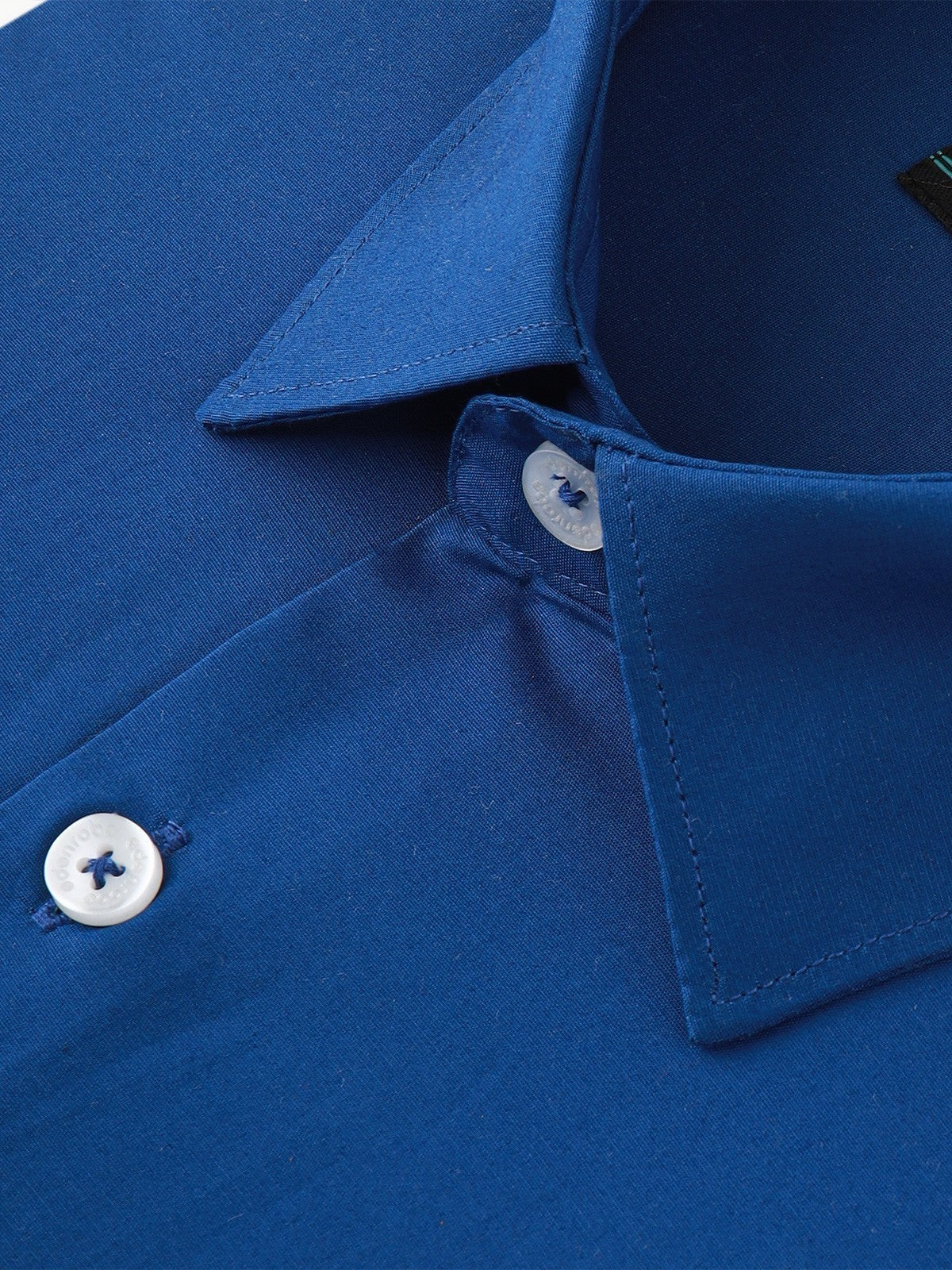 edenrobe Men's Royal Blue Shirt Plain - EMTSB22-131 – edenrobe Pakistan