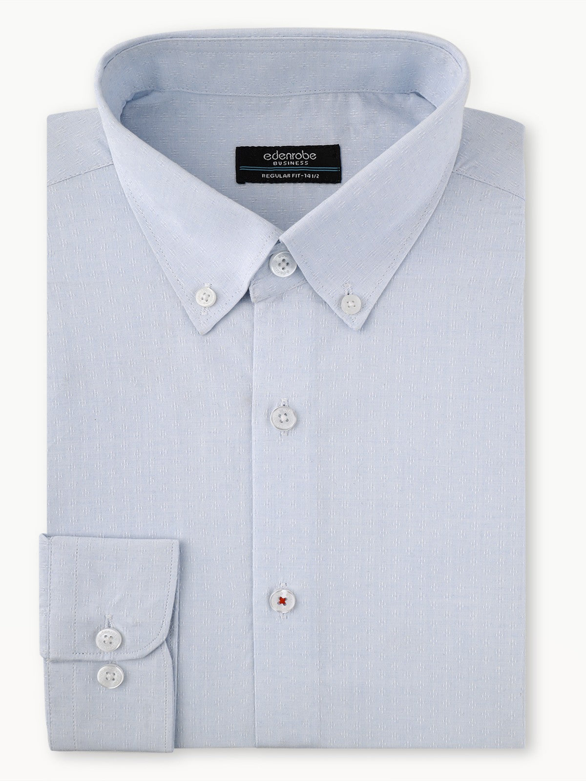 edenrobe Men's Ice Blue Shirt - EMTSB22-097 – edenrobe Pakistan