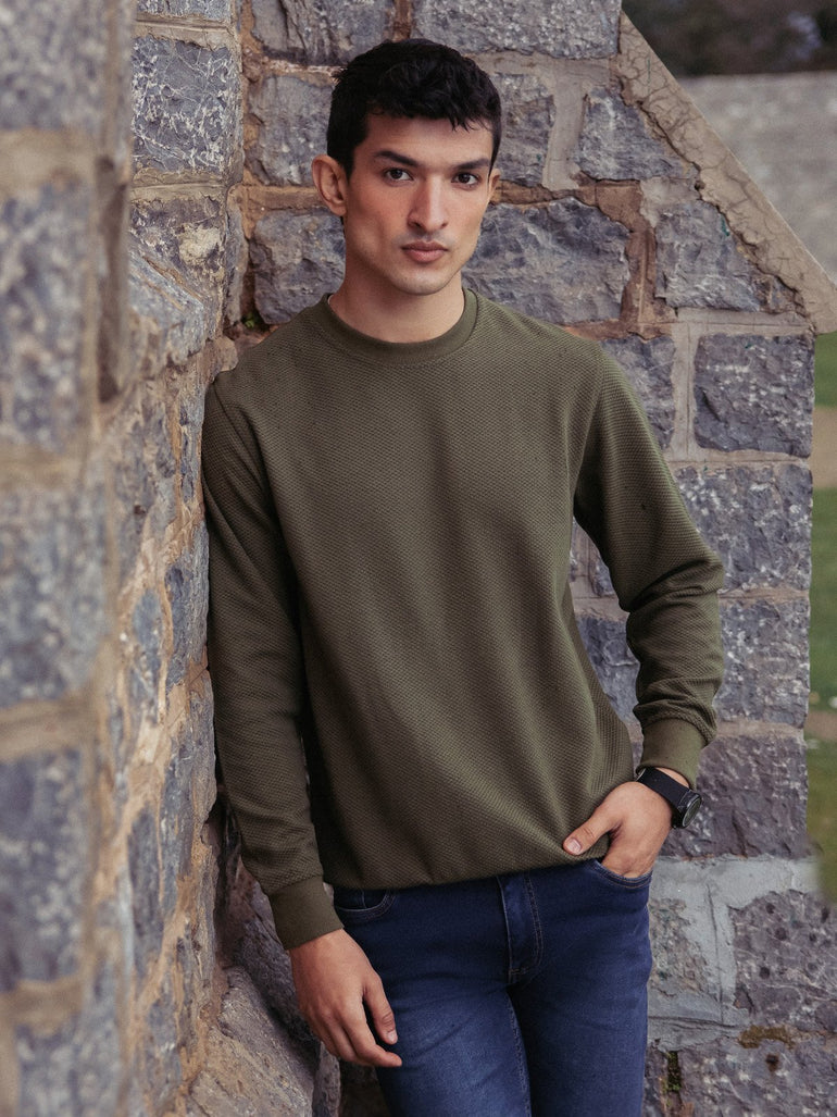 Shop Men's Sweatshirts Online in Pakistan – edenrobe Pakistan